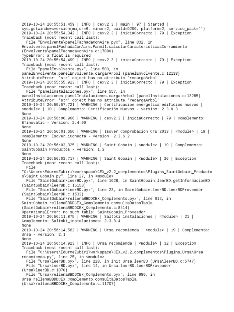 Errores CEX | PDF | Computing | Software