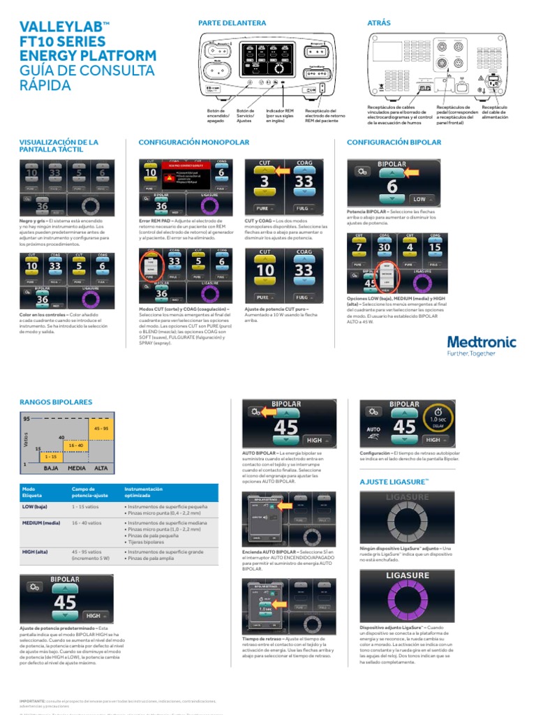Guía Rápida FT10 - Español | PDF