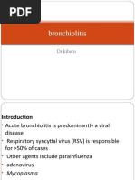 Pediatric Bronchiolitis Guide | PDF | Pneumonia | Hypoxia (Medical)