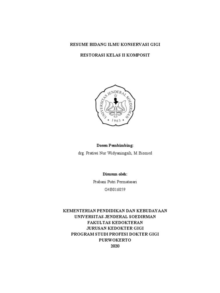 Laporan Restorasi - Prabani Putri - G4B016022 - MTTW 1 | PDF