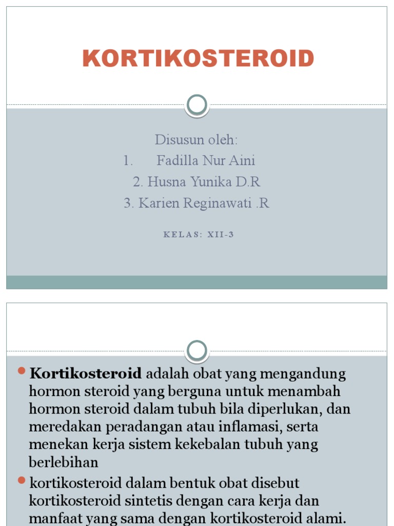 Kortikosteroid. | PDF