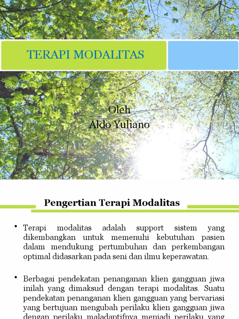 Modalitas | PDF