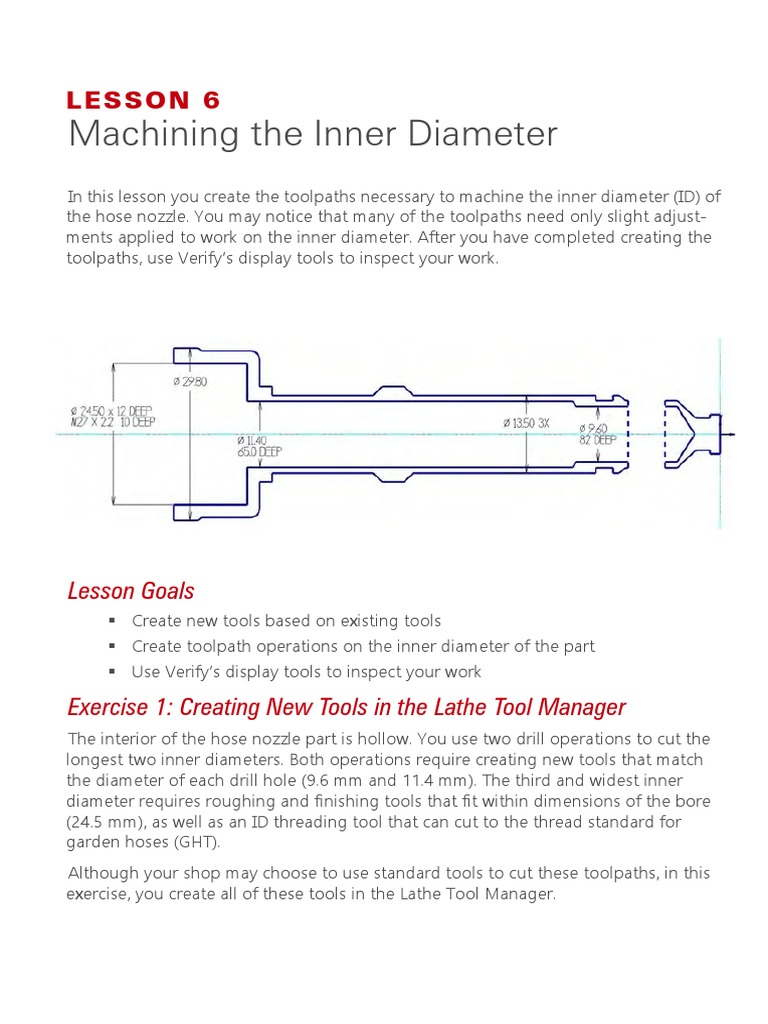 Getting Started With Mastercam Lathe | PDF | Machine Tool | Machining