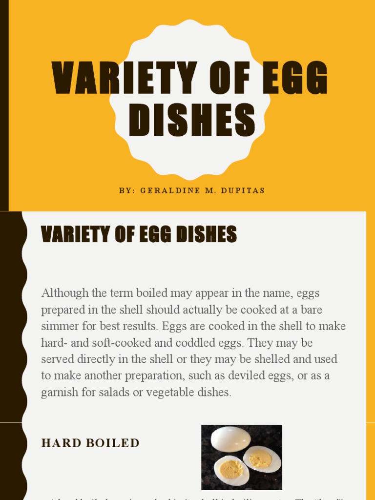 Cookery Egg | PDF | Egg As Food | Prepared Foods