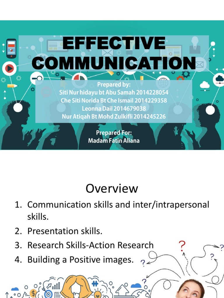 Effective Communication PDF | PDF | Action Research | Communication