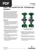 Fisher 667 | PDF | Valve | Actuator