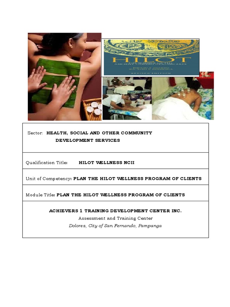 Planning a Holistic Hilot Wellness Program for Clients | PDF | Pulse ...