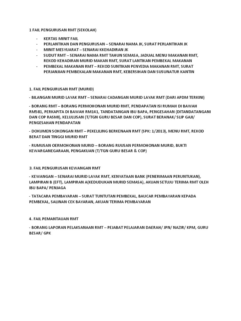 Nama Fail RMT 2020 | PDF