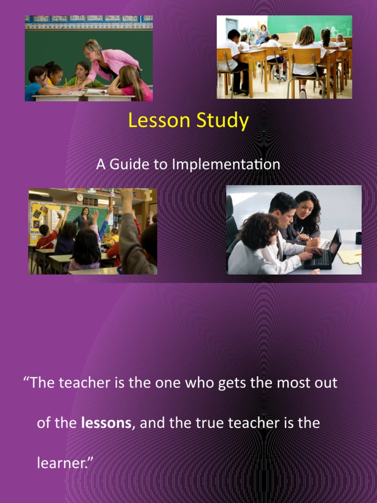 Lesson Study: A Guide To Implementation | PDF | Lesson Plan | Teachers