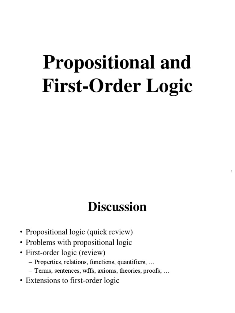 7.module4 PL FOL PPT 12 | PDF | Interpretation (Logic) | First Order Logic