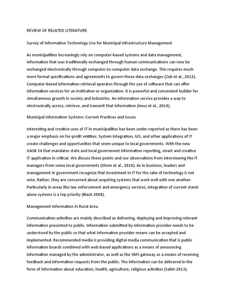 Review of Related Literature | PDF | Information | Communication