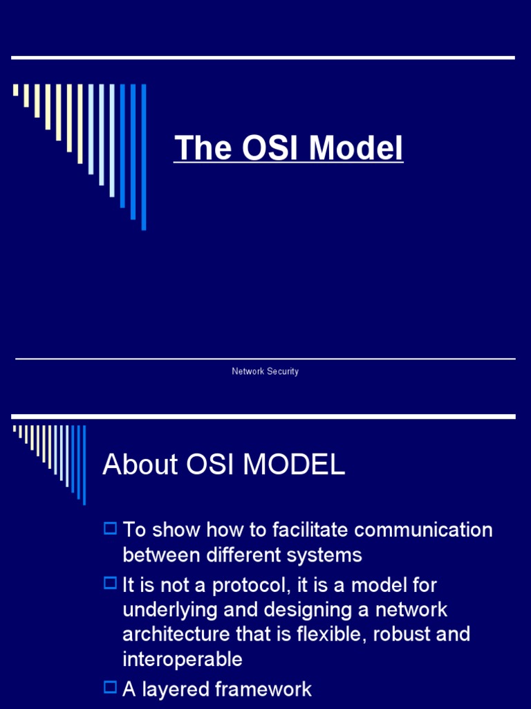 ISO OSI Model | PDF | Osi Model | Computer Network