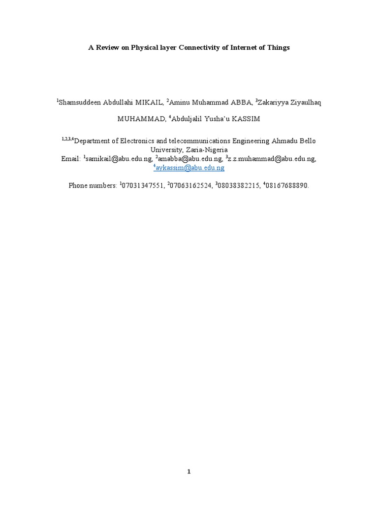 Abstract and Authors Details | PDF