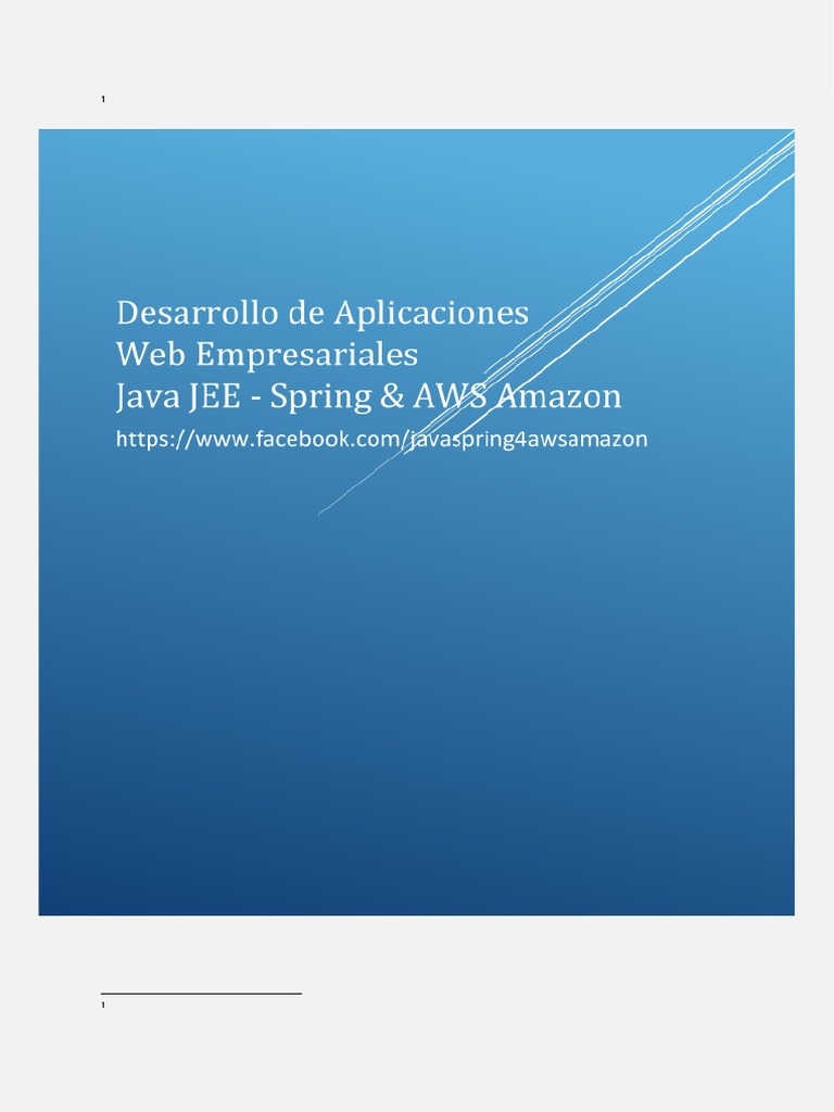 Desarrollo Aplicaciones Web Empresariales Java JEE - Spring & AWS ...