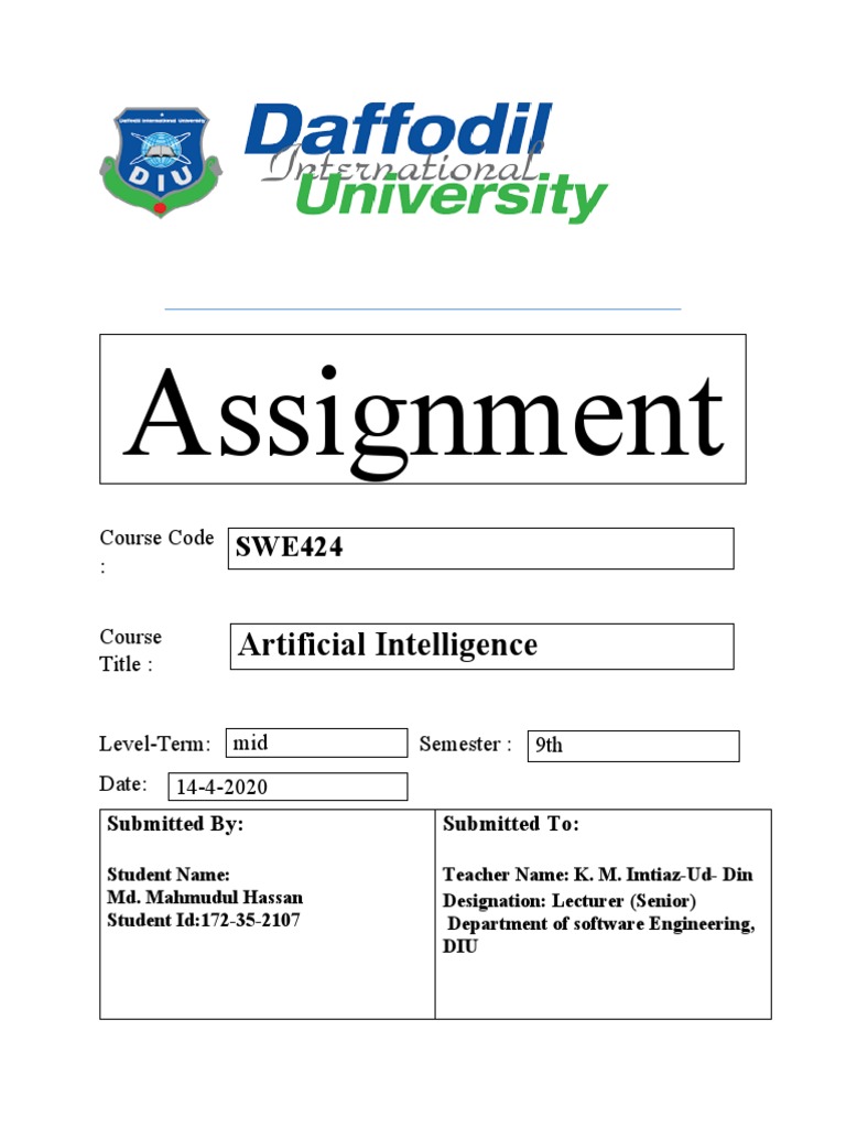 AI Assignment Submission | PDF | Career & Growth | Technology & Engineering