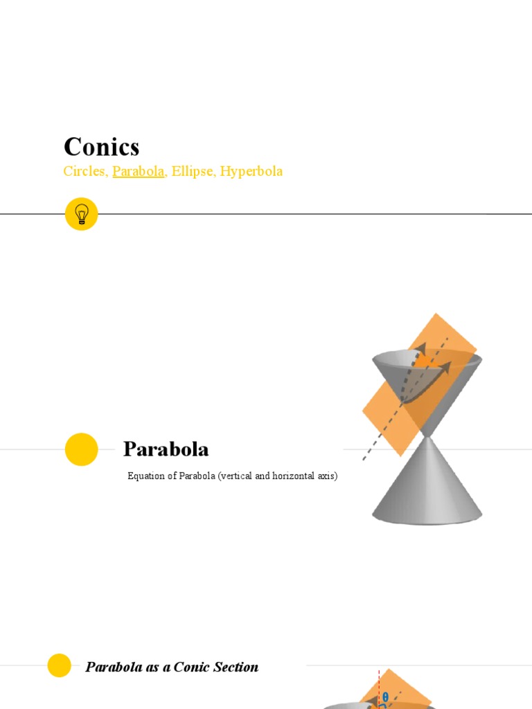 Conics: Parabolas Explained | PDF