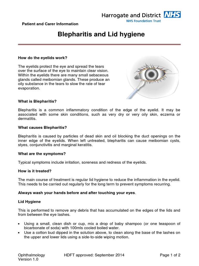 Blepharitis and Lid Hygiene | PDF | Human Eye | Clinical Medicine