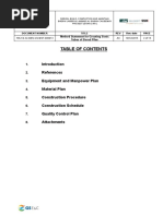 Method Statement For Bored Pile Construction | PDF | Deep Foundation | Concrete