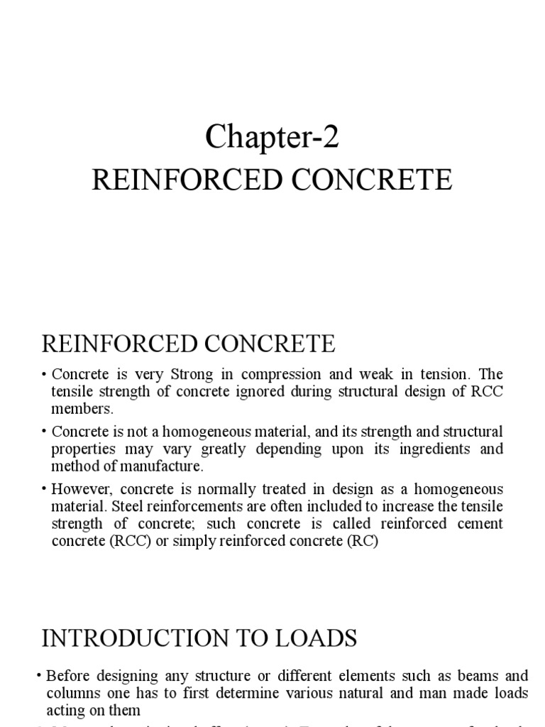 Reinforced Concrete Ch2 | PDF | Deformation (Engineering) | Strength Of Materials