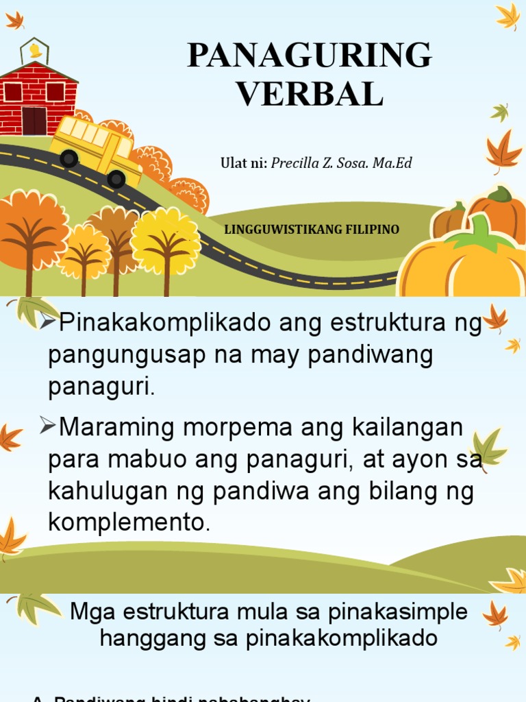 Panaguring Verbal | PDF