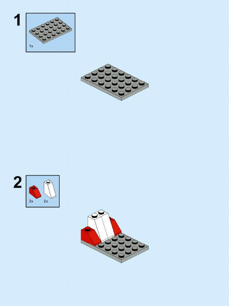 Phone Booth - Lego Instructions | PDF