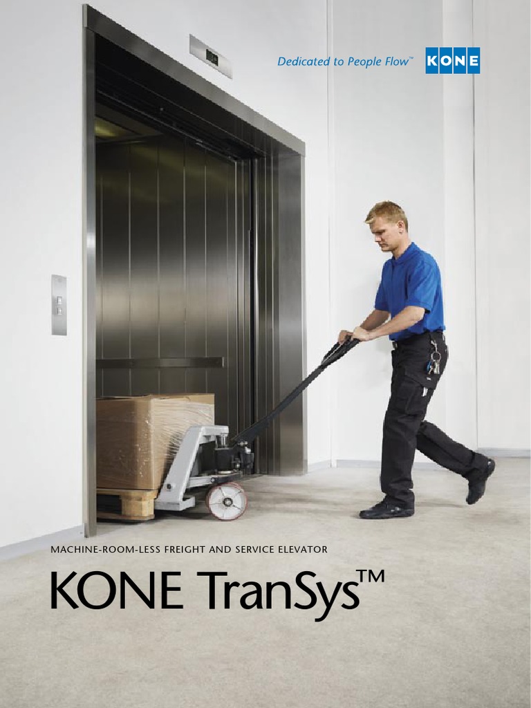 Kone Transys: Machine-Room-Less Freight and Service Elevator | PDF ...