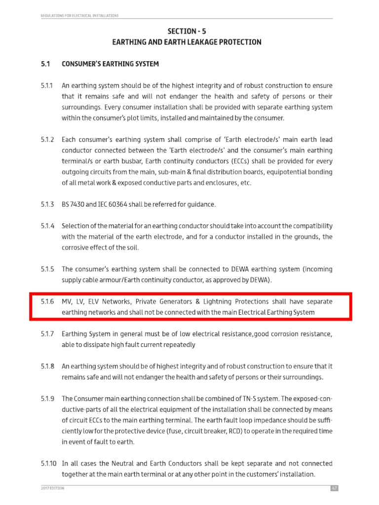 Dewa Earthing PDF | PDF