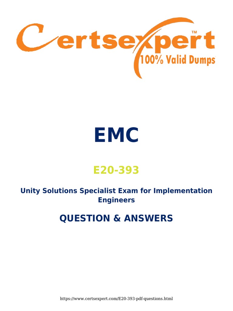 Question & Answers: Unity Solutions Specialist Exam For Implementation Engineers | PDF ...