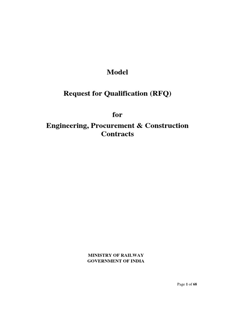 RFQ Epc Final - 01112016 | PDF | Request For Proposal | Audit