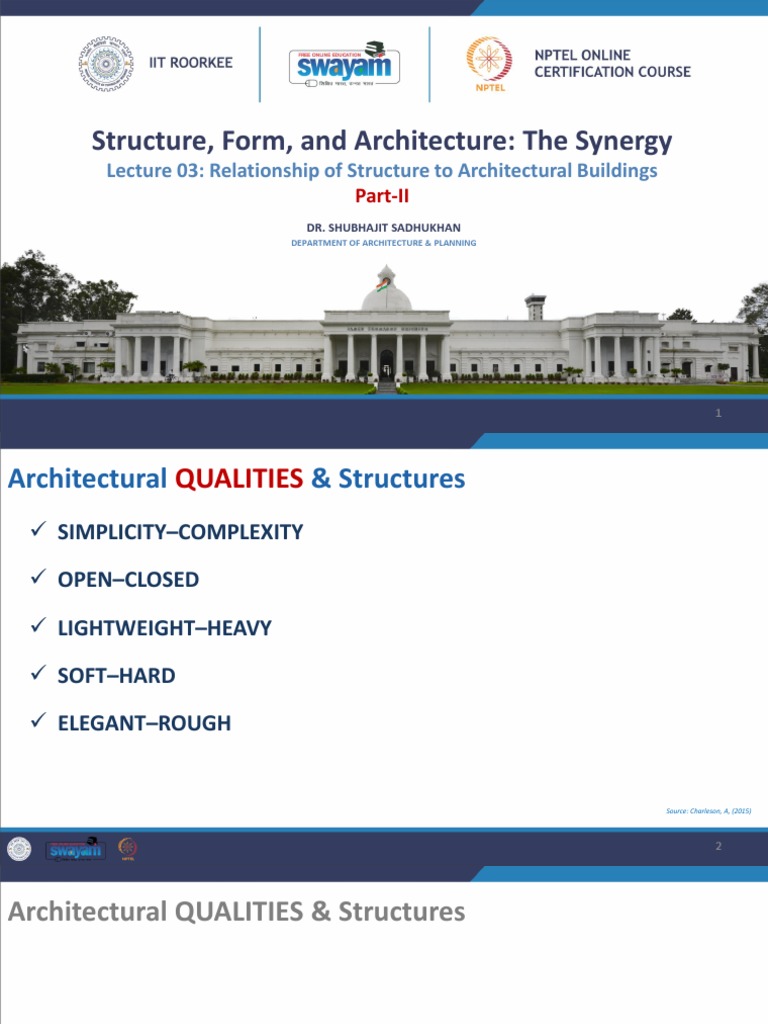 Architectural Structure Qualities | PDF | Art Media | Economic Sectors