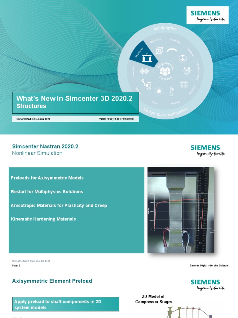 Simcenter 3D 2020.2 - Structures - What's New | PDF | Anisotropy ...