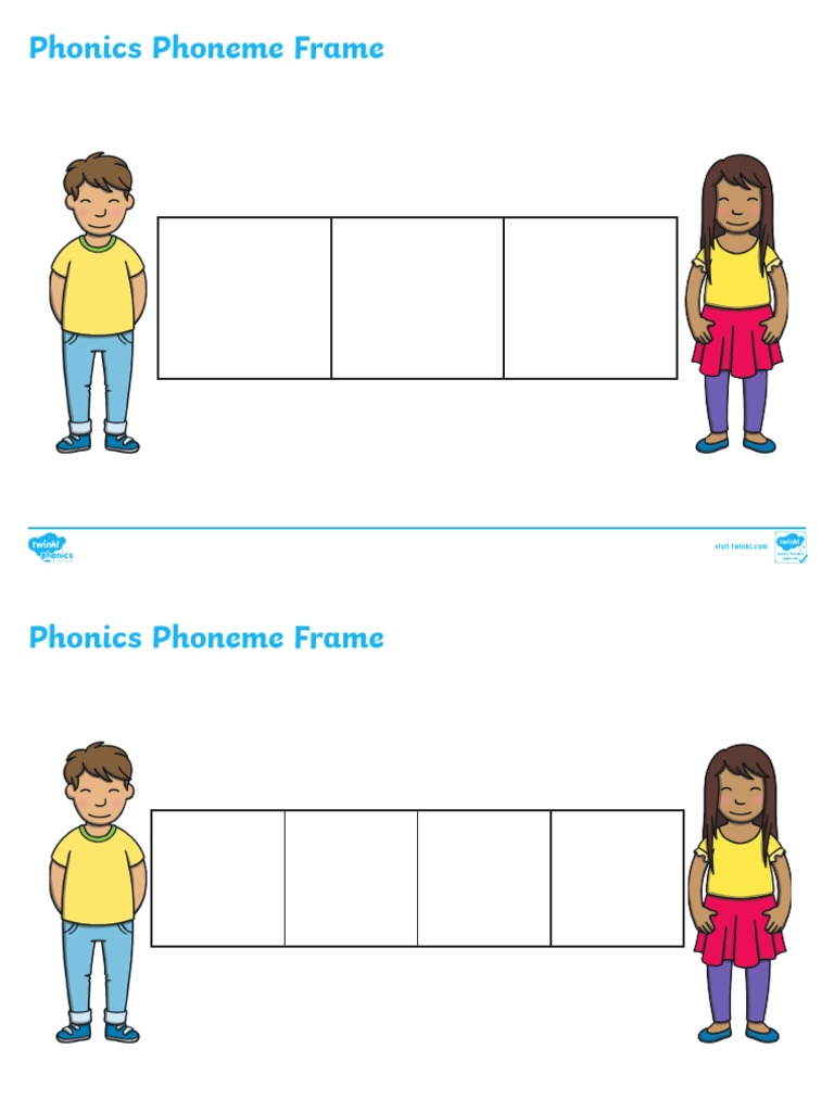 Phonics Phoneme Frame | PDF