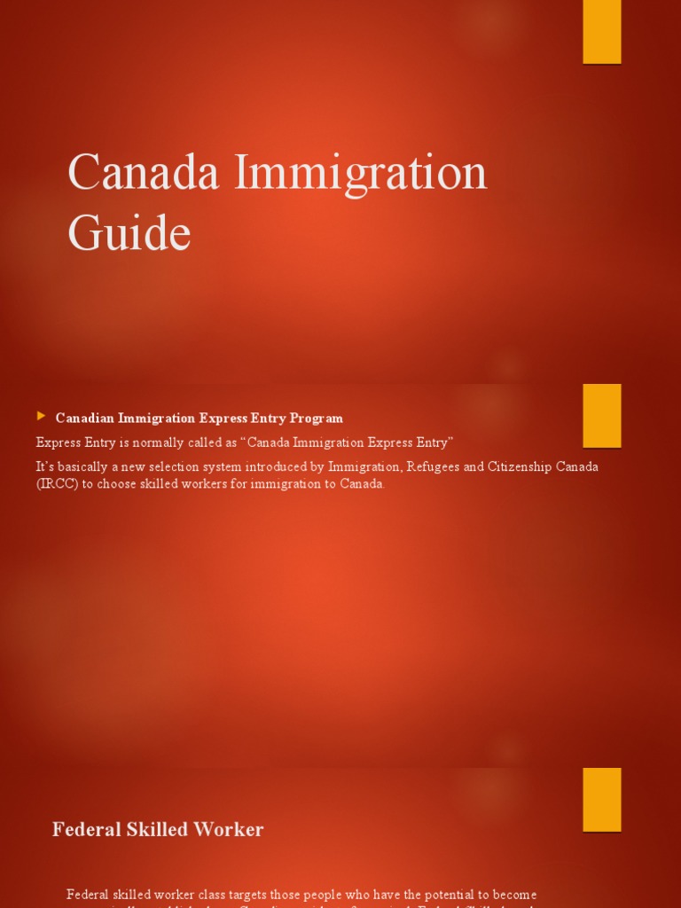 Canada Immigration Guide | PDF