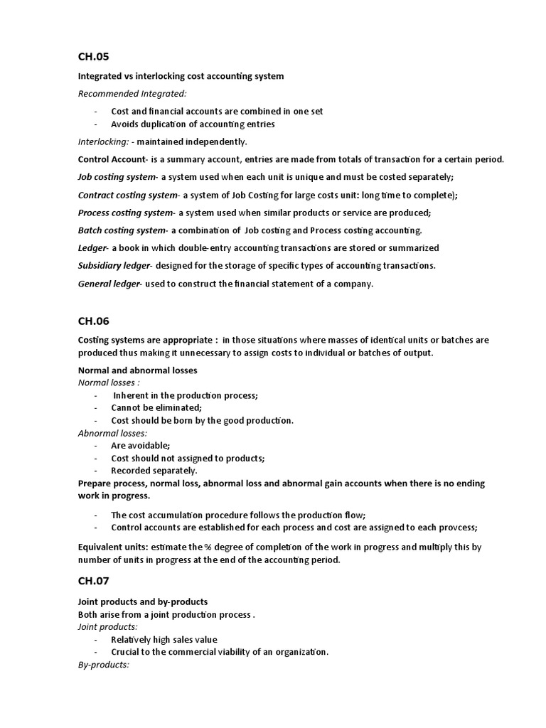 Integrated vs Interlocking Cost Systems | PDF | Cost Accounting ...