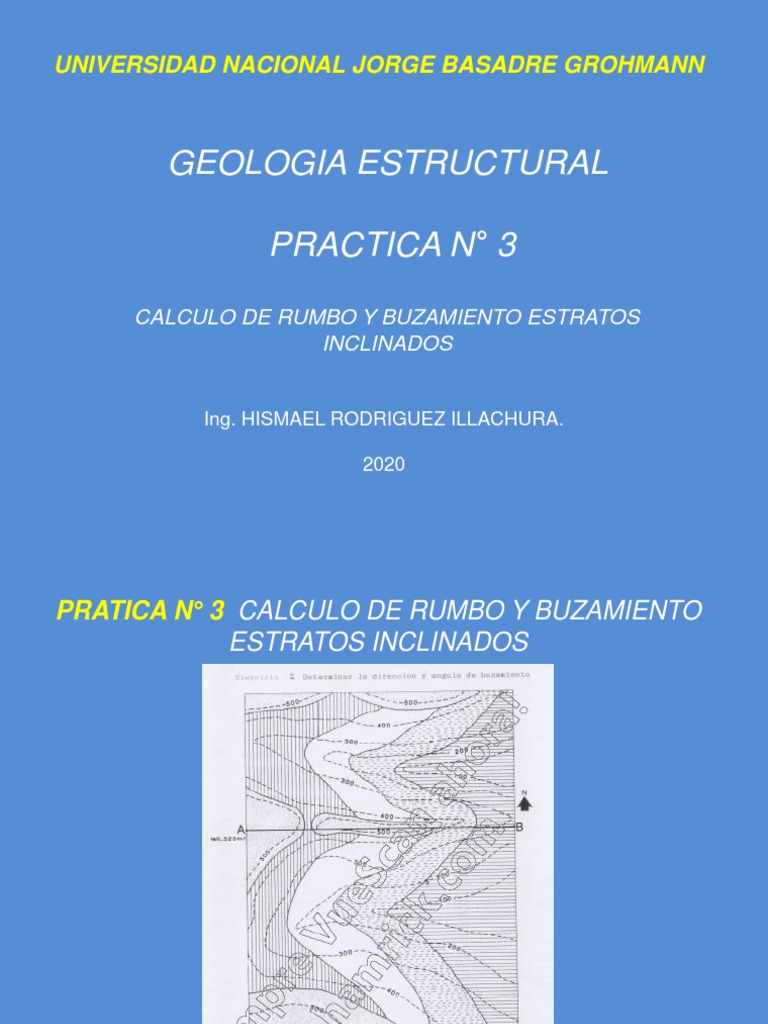 Geologia Estructural Practica 3 | PDF