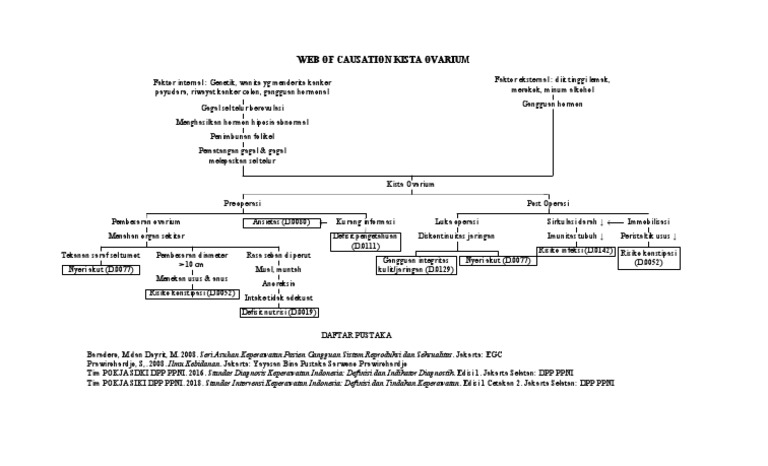 Web of Causation Kista Ovarium | PDF