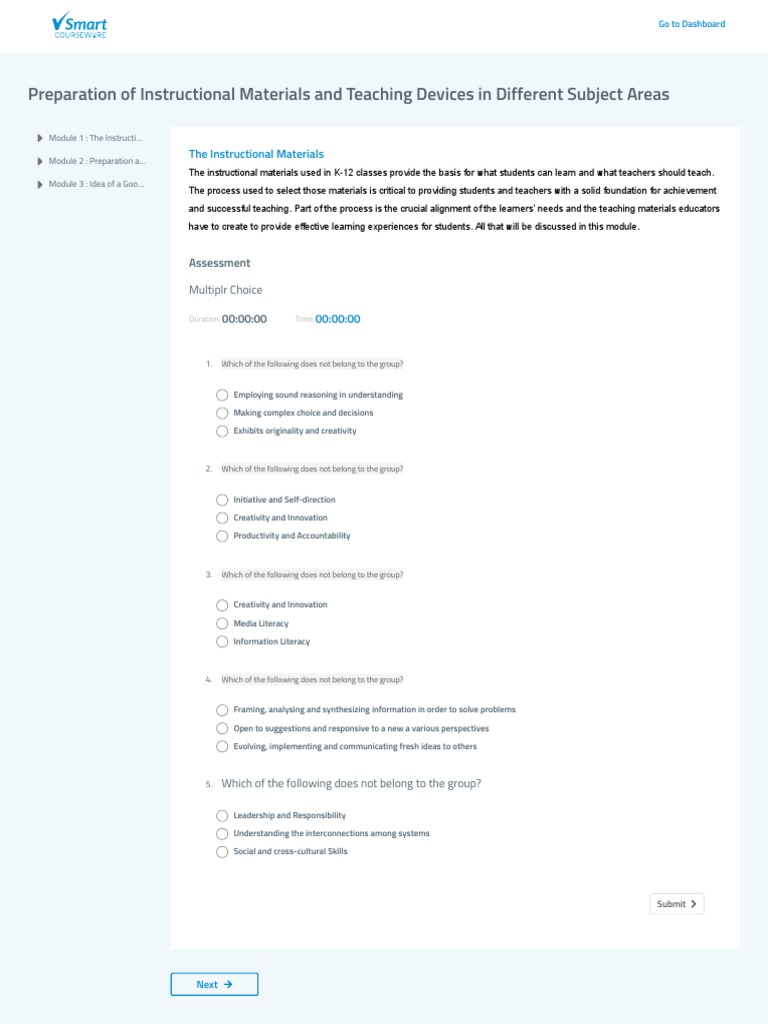 Preparation of Instructional Materials and Teaching Devices in ...