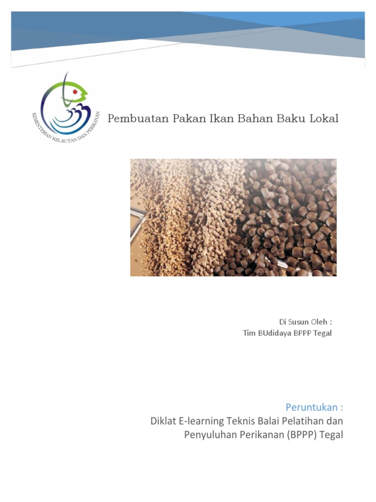 Modul Pakan Buatan PDF | PDF