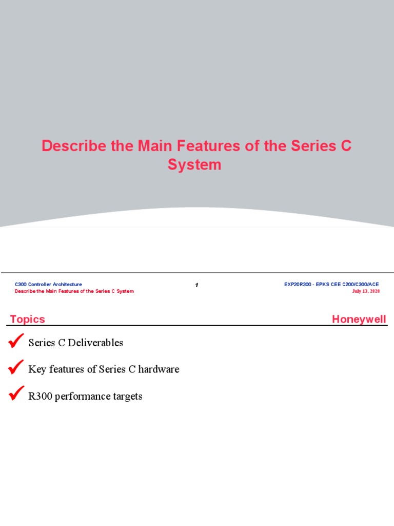 03 - 20R300 - 1 - C300 Controller Architecture | PDF | Programmable Logic Controller | Input/Output