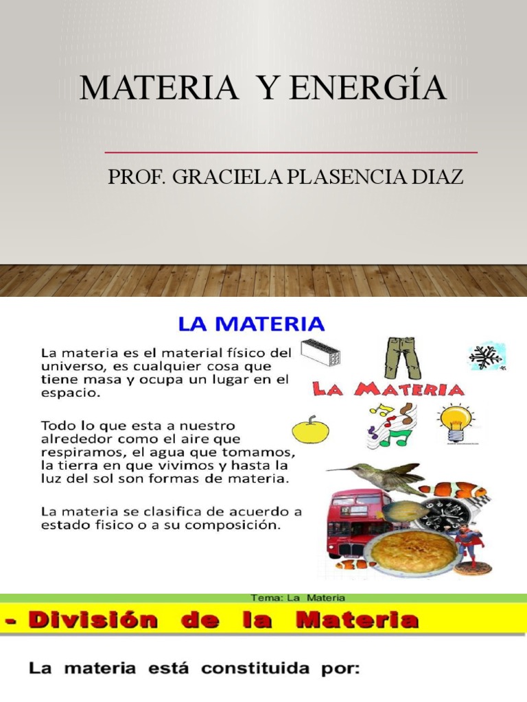 Materia y Energía | PDF