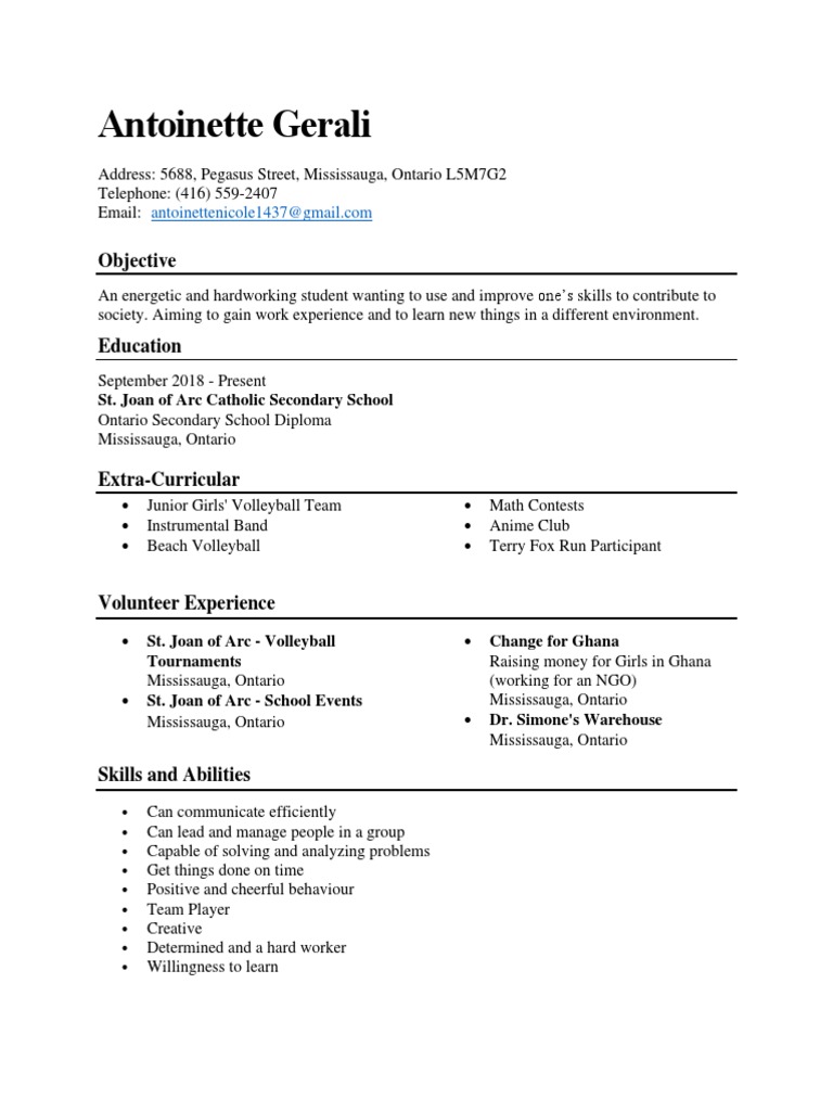 Resume 1 | PDF | Cognition | Behavior Modification