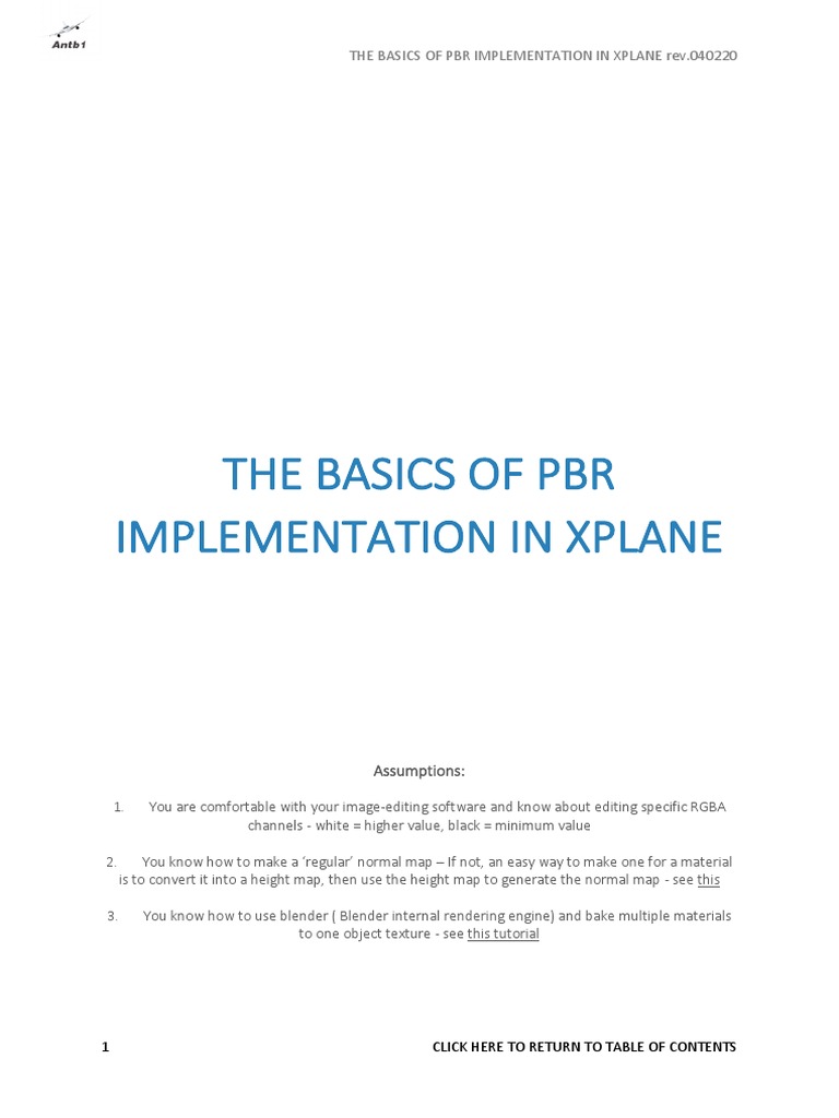 PBR Basics | PDF | Reflection (Physics) | Texture Mapping