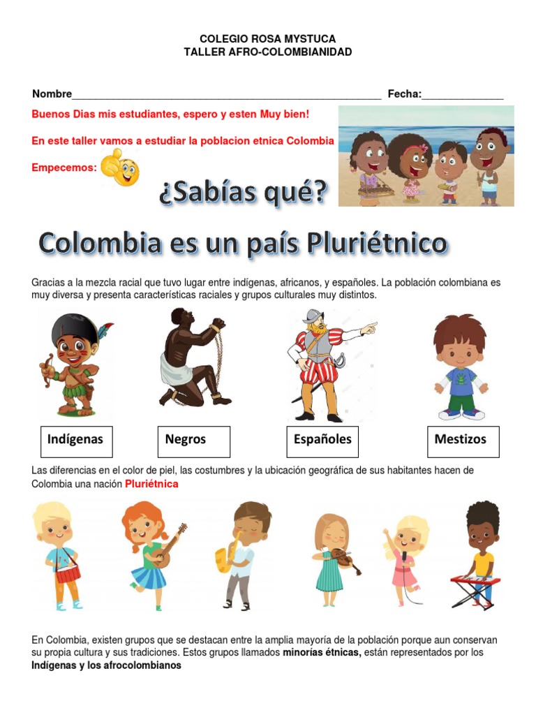 Taller Afro-Colombianidad PDF | PDF