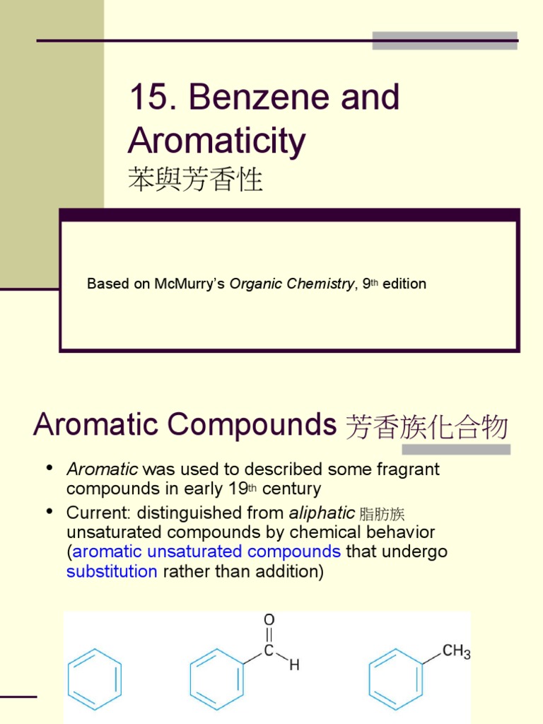 Understanding Aromaticity through Hückel's 4n+2 Rule | PDF ...