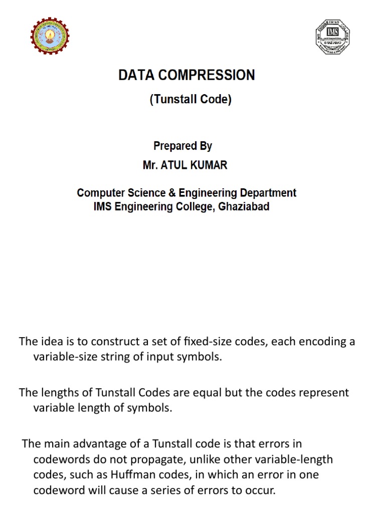 Tunstall Code | Download Free PDF | Code | Encodings