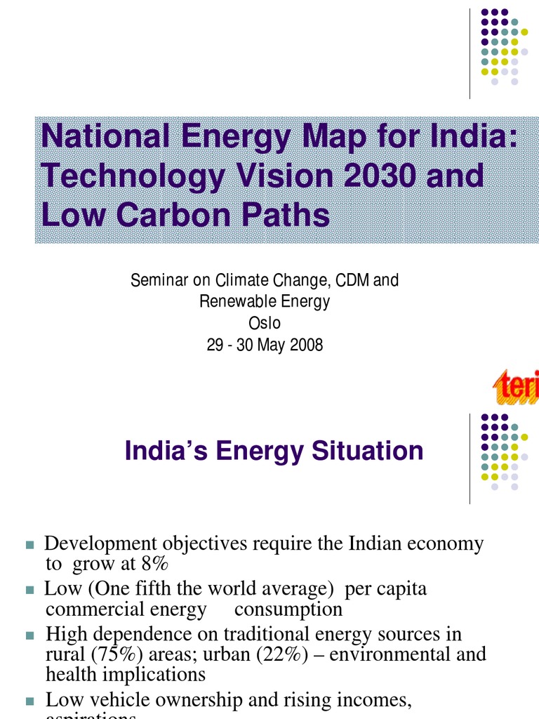 India Energy Map: Vision 2030 Strategies | PDF | World Energy ...