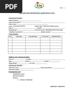 Family Member Certificate Form | PDF | Government And Personhood ...
