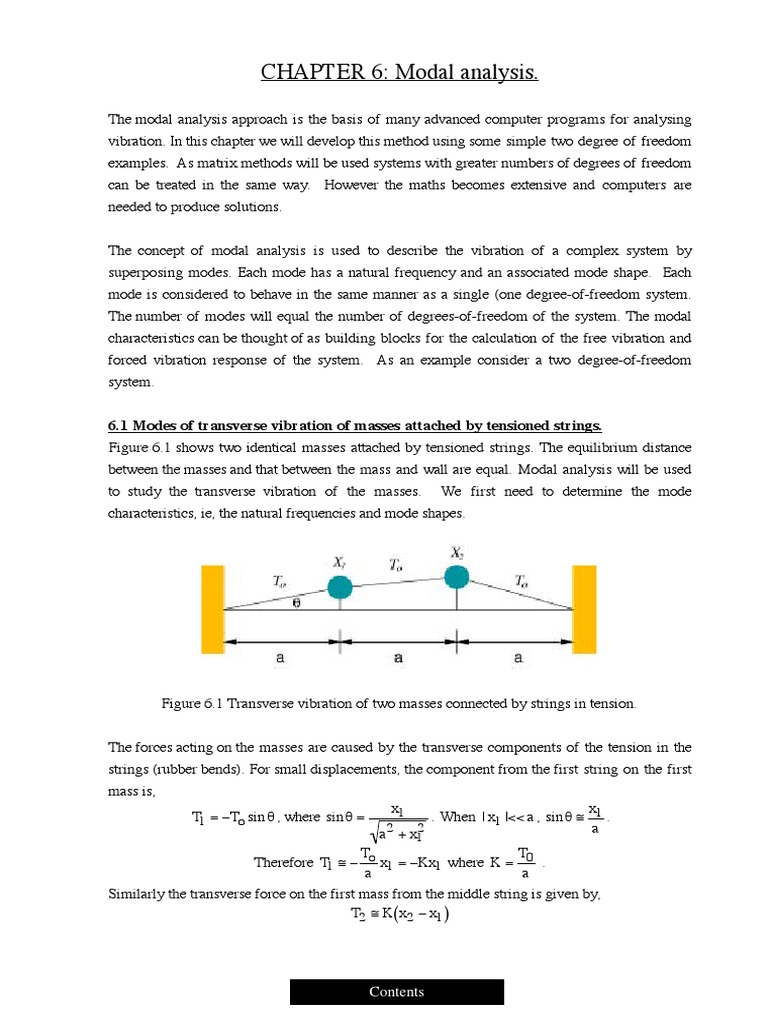 06 Modal PDF | PDF | Eigenvalues And Eigenvectors | Normal Mode