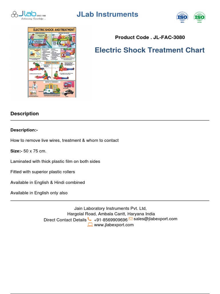 Electric Shock Treatment Chart | PDF