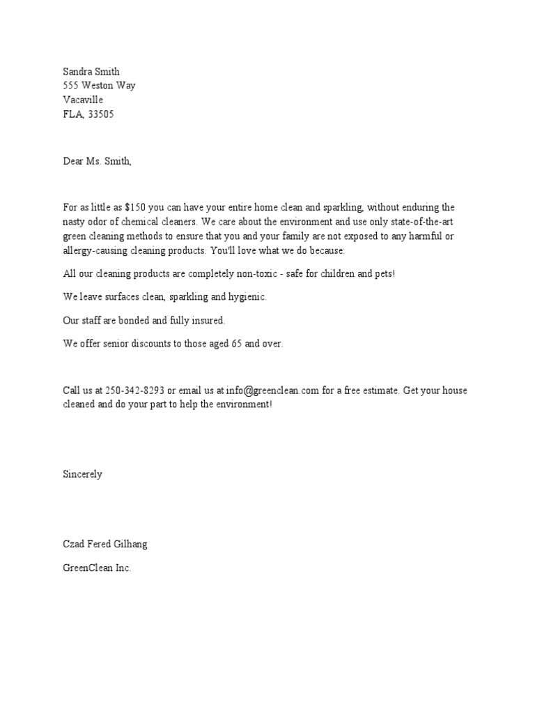 Sales Letter | PDF
